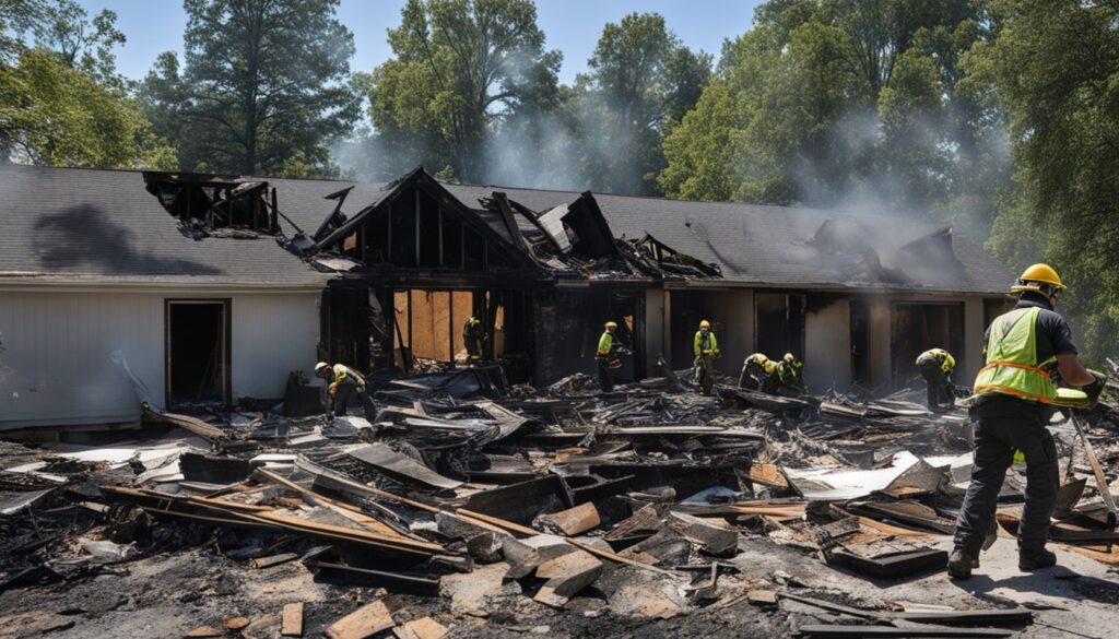What is fire damage?